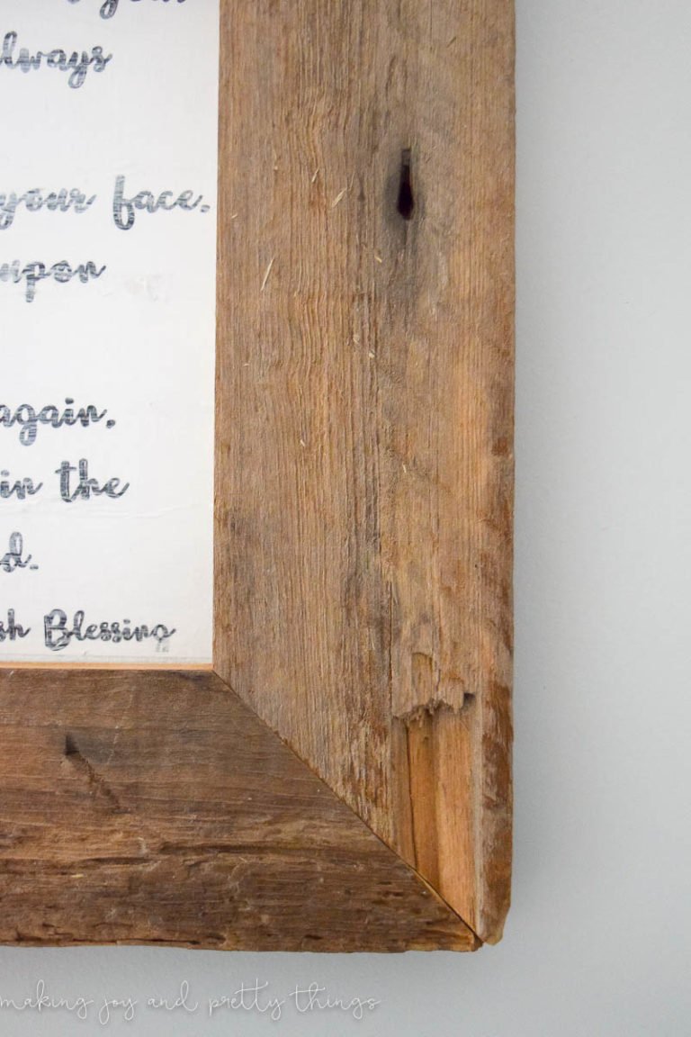 Irish Blessing Sign DIY - Making Joy and Pretty Things