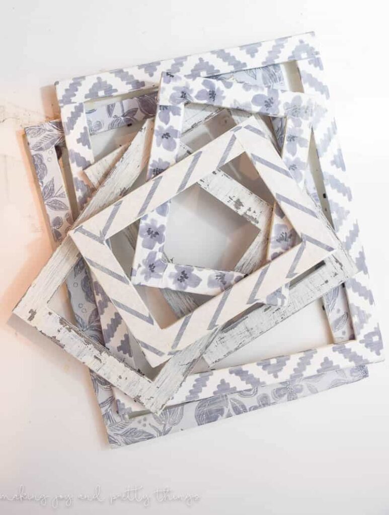 DIY Farmhouse Picture Frames | Making Joy & Pretty Things