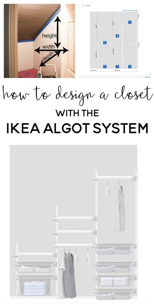 IKEA Algot sloped ceiling closet - Making Joy and Pretty Things