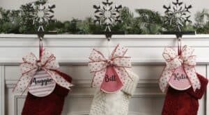 9 DIY Unique Stocking Initial Tags - Making Joy and Pretty Things