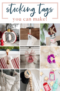 9 DIY Unique Stocking Initial Tags - Making Joy and Pretty Things
