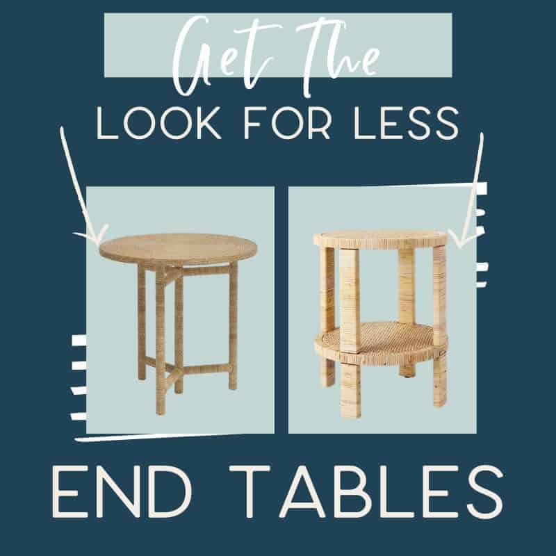 Get The Look For Less - End Tables - Making Joy and Pretty Things