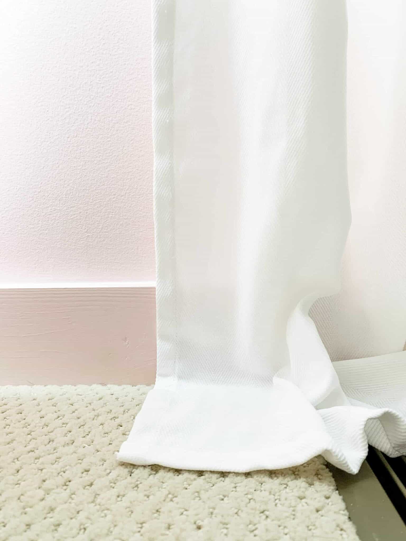 How to Hem Curtains Without Sewing | Making Joy & Pretty Things