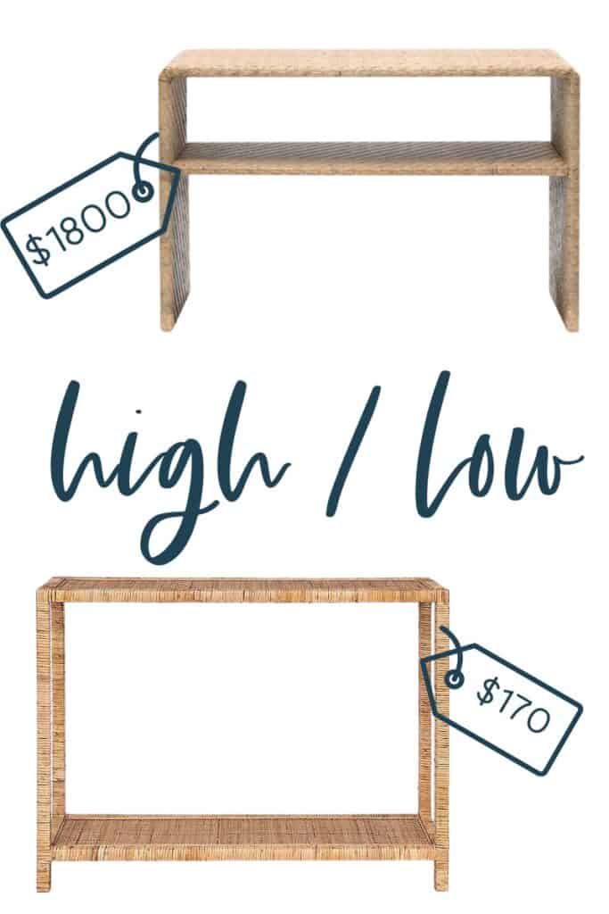 Best Console Tables On A Budget - Making Joy and Pretty Things