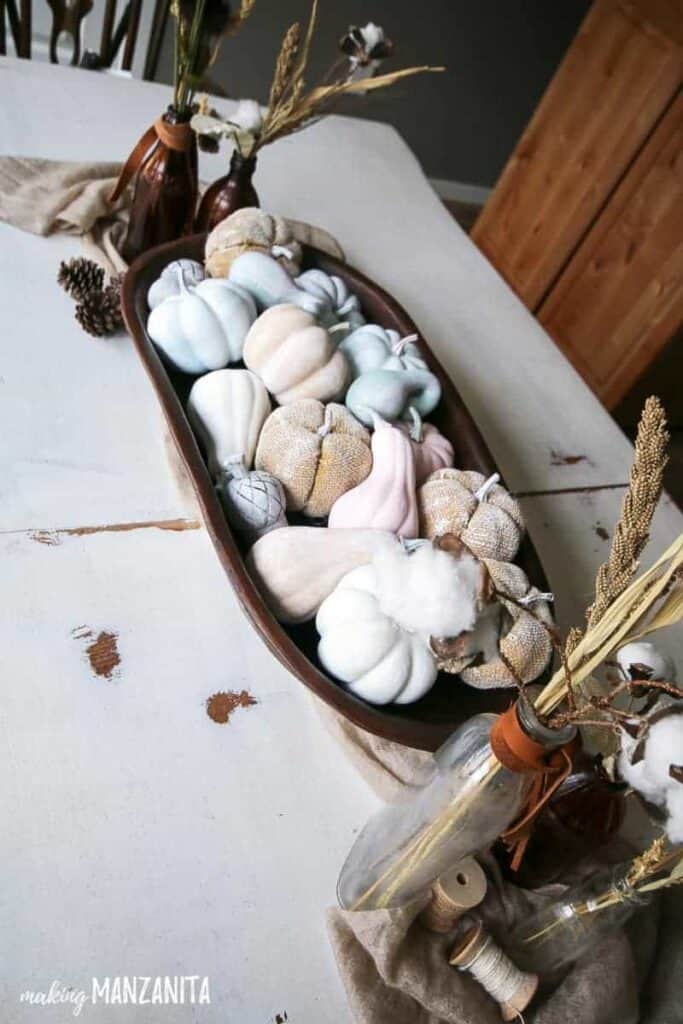 Farmhouse Fall Table Decor Ideas - Making Joy and Pretty Things