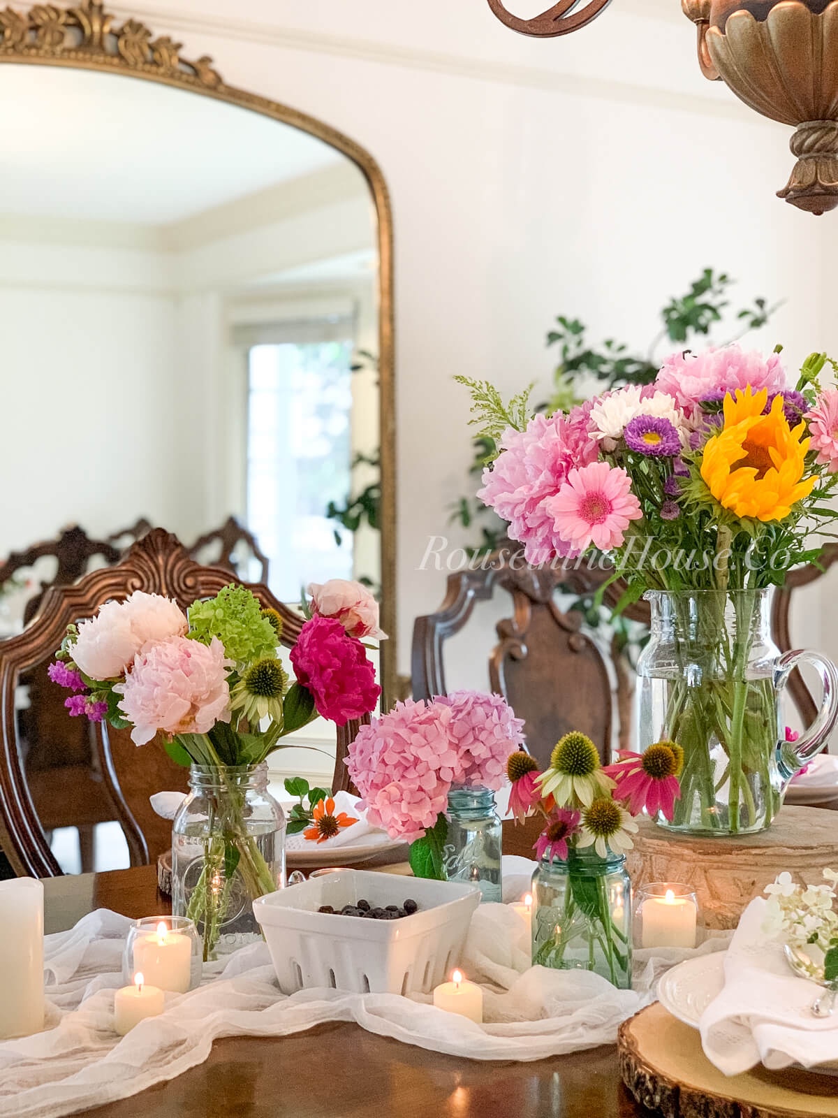 25 Mason Jar Centerpiece Ideas - Making Joy and Pretty Things