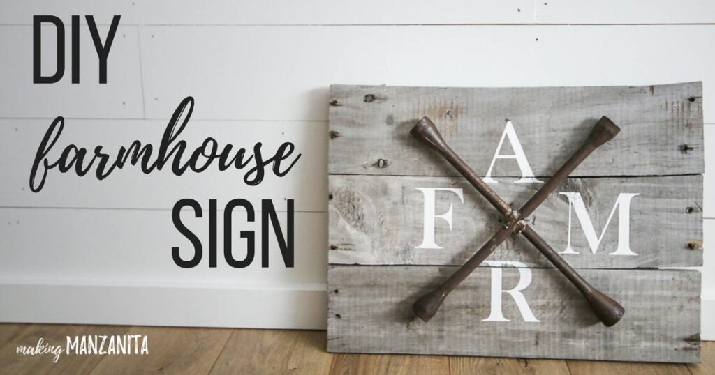 40+ Easy Farmhouse Sign Ideas To Make - Making Joy and Pretty Things