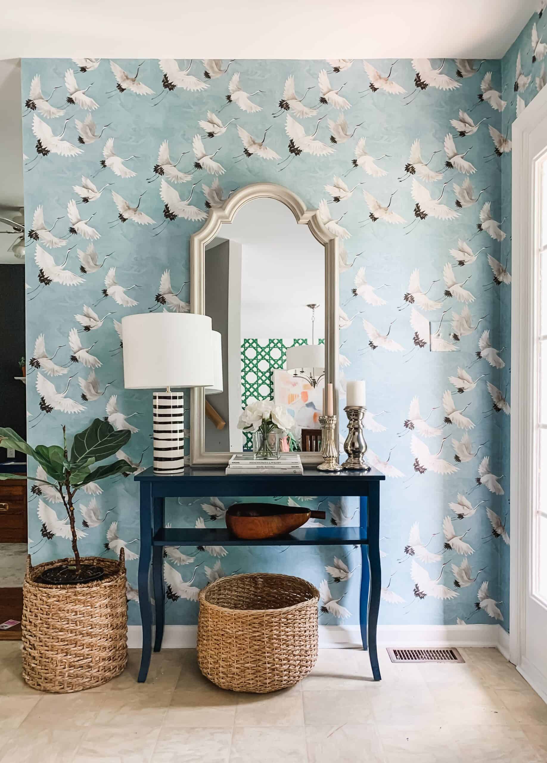 Entryway Wallpaper Ideas For A Welcoming Feeling - Making Joy and ...