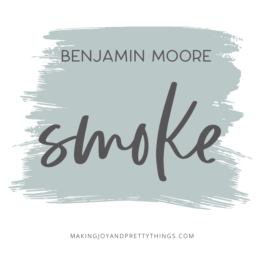 Benjamin Moore Smoke Paint Color Overview - Making Joy and Pretty Things