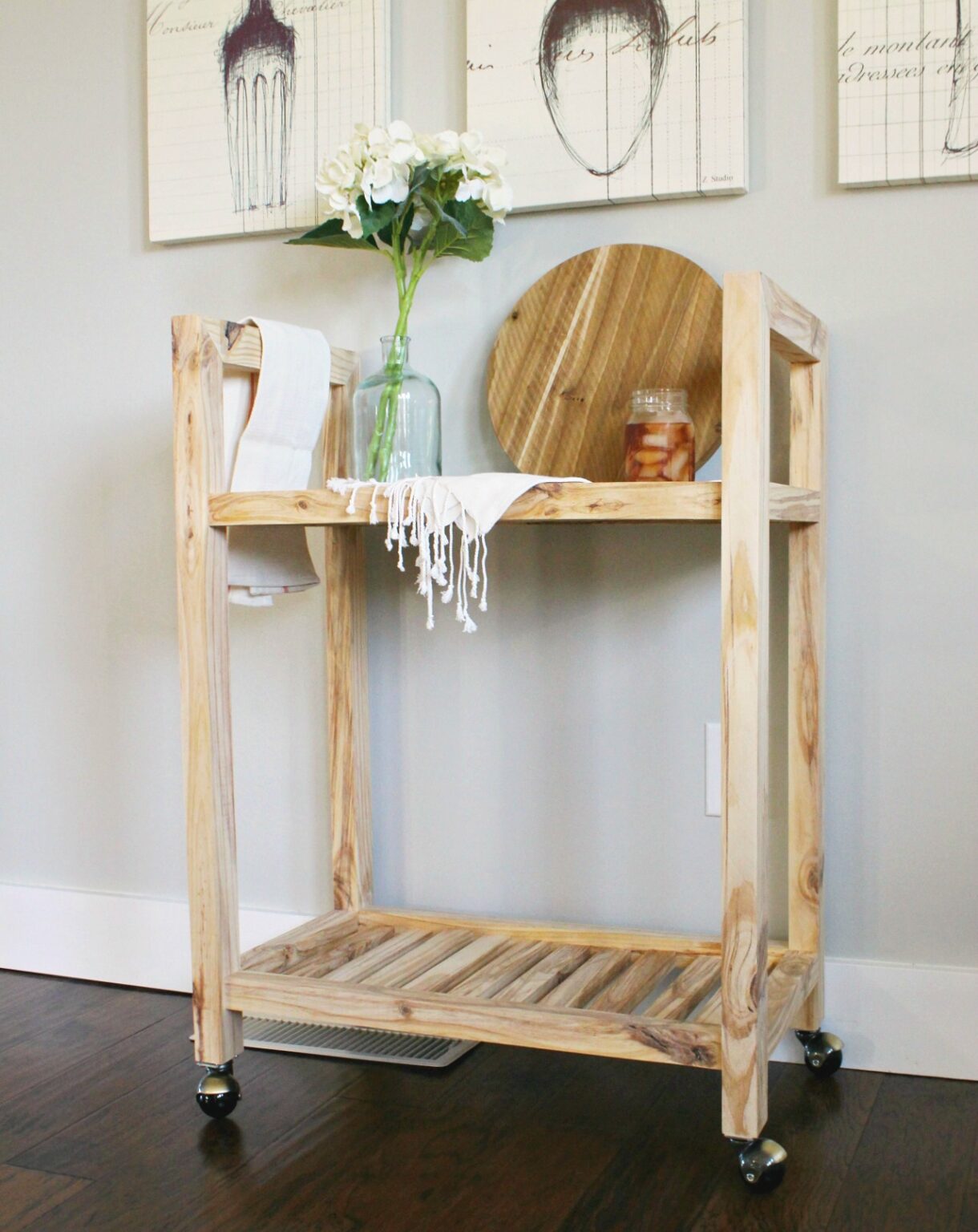 20+ DIY Bar Carts You Can Make in a Day - Making Joy and Pretty Things