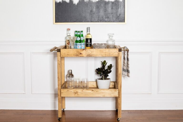 20+ DIY Bar Carts You Can Make in a Day - Making Joy and Pretty Things