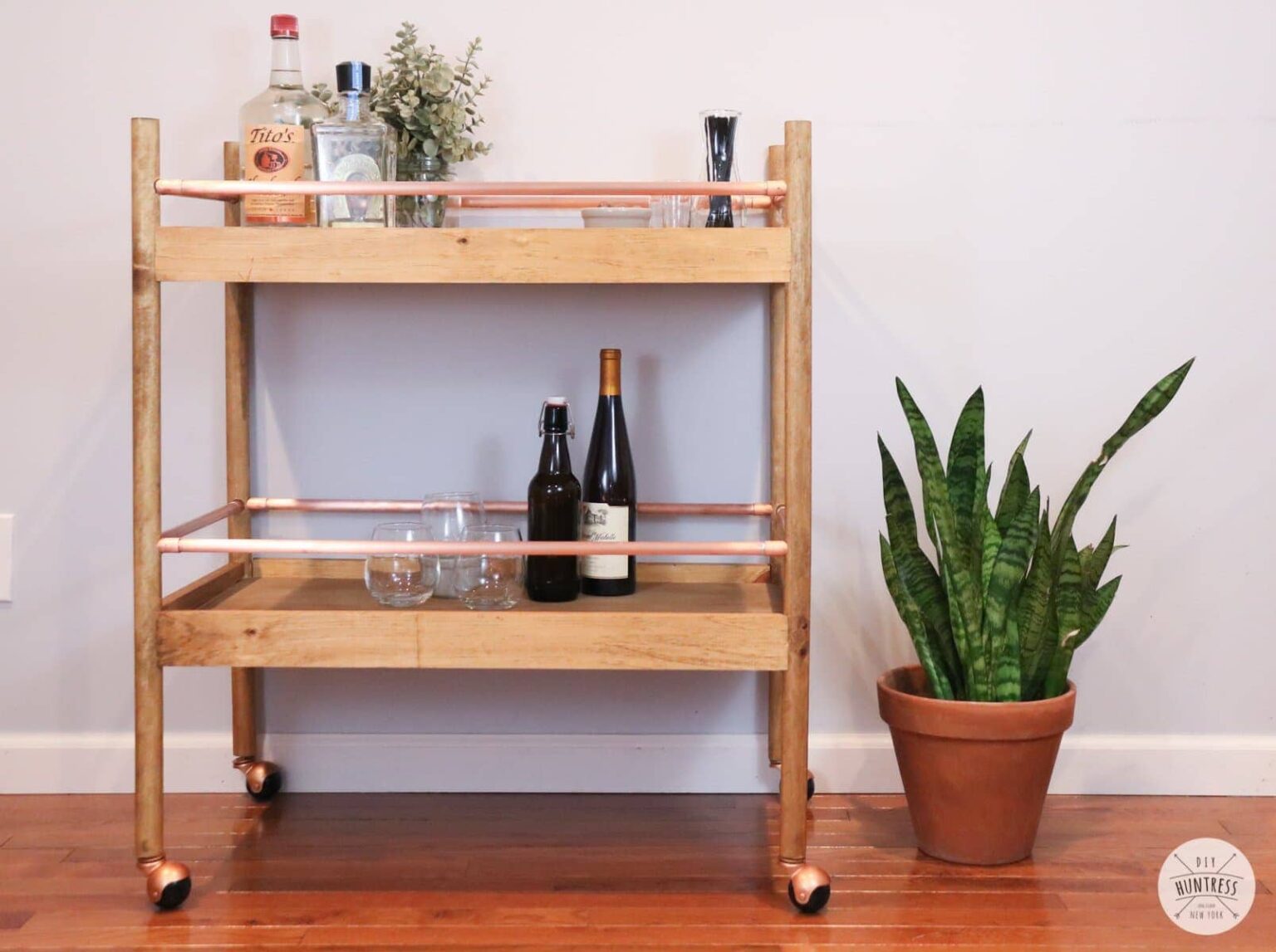 20+ DIY Bar Carts You Can Make in a Day - Making Joy and Pretty Things