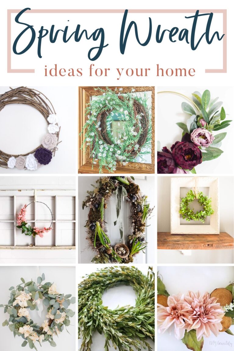 27+ Easy Spring Wreath Ideas You Can Make Yourself - Making Joy and ...