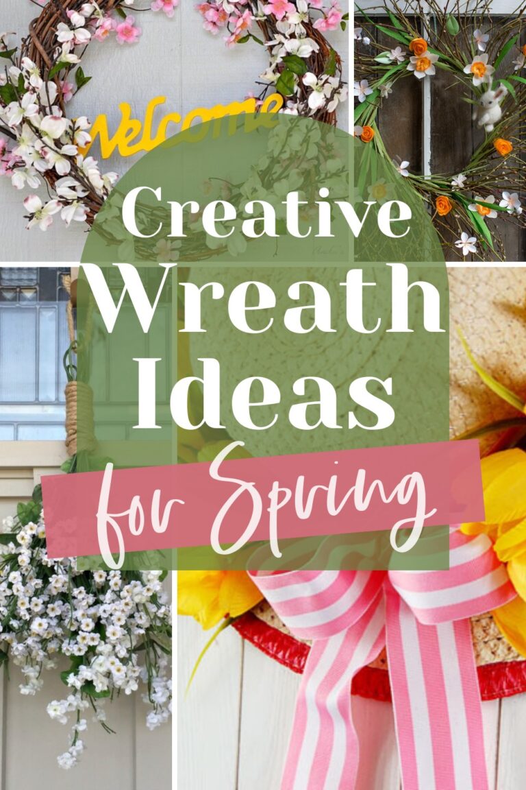 27+ Easy Spring Wreath Ideas You Can Make Yourself - Making Joy and ...