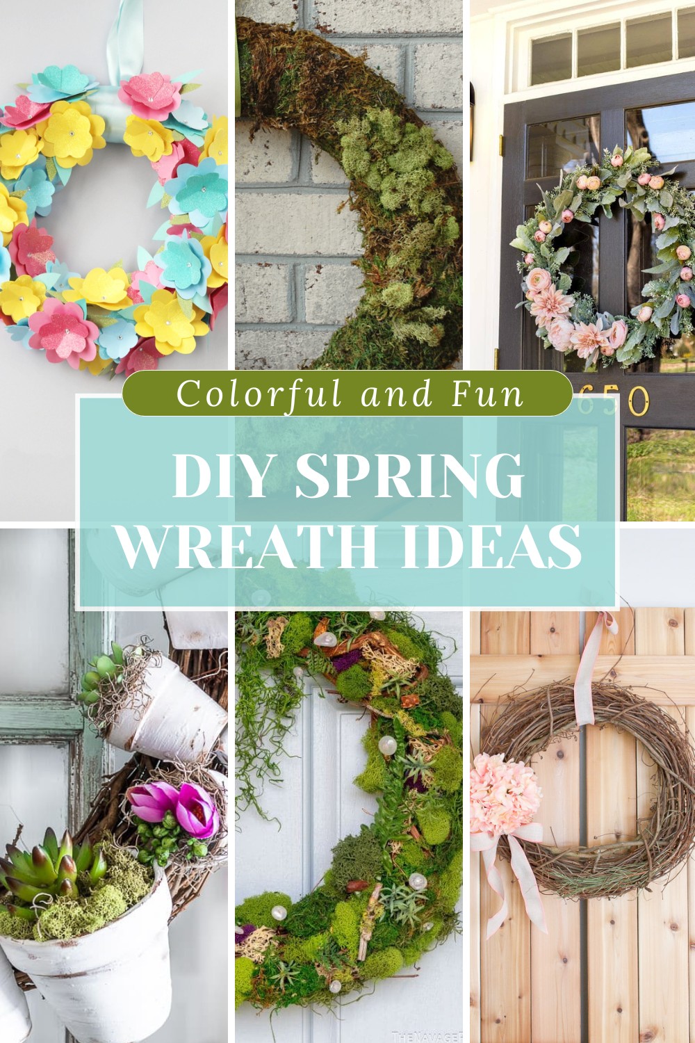 27+ Easy Spring Wreath Ideas You Can Make Yourself - Making Joy and ...