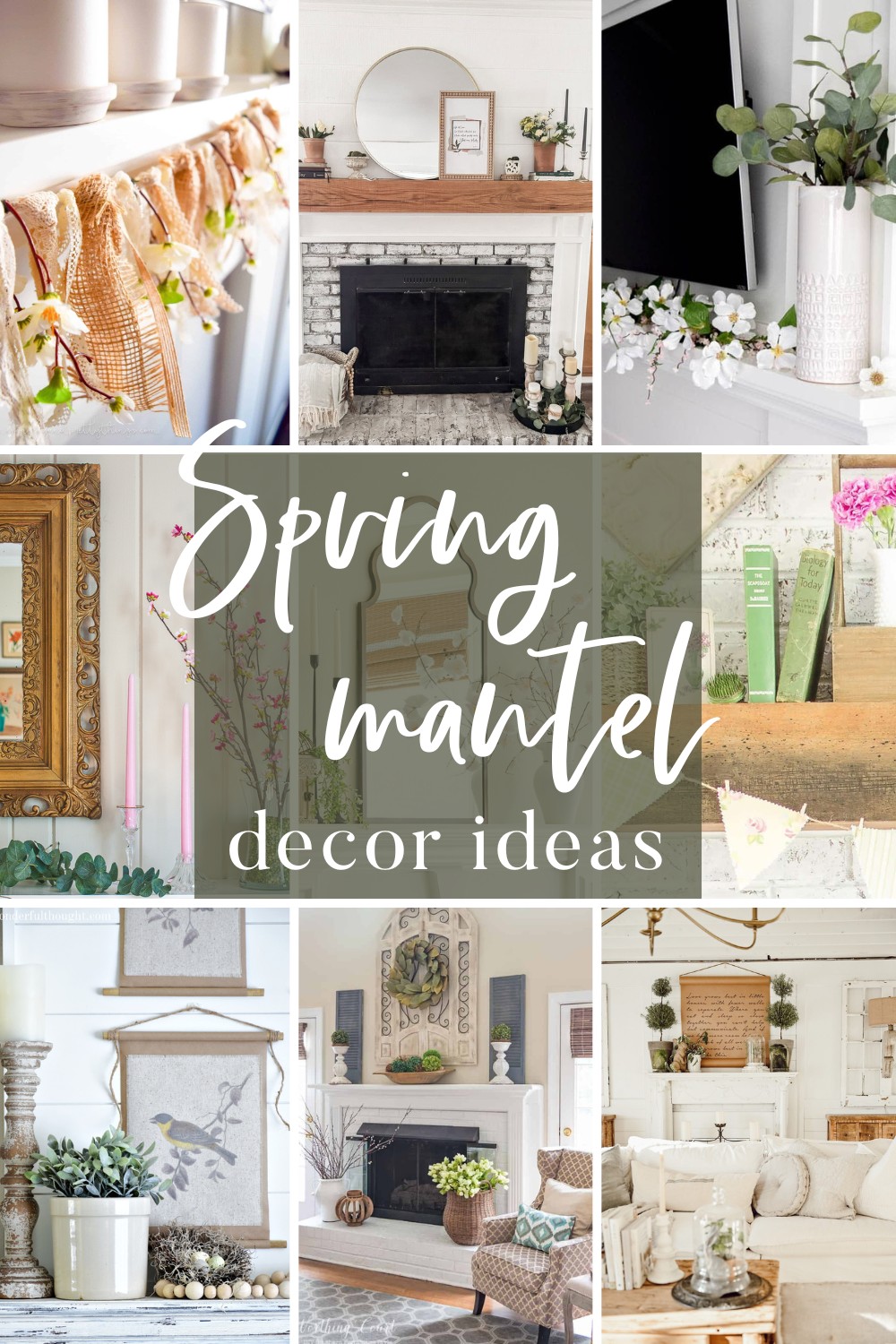 25+ Spring Mantel Decor Ideas - Making Joy and Pretty Things